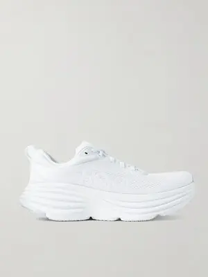 Hoka One One Hoka Bondi 8 Rubber-trimmed Mesh Sneakers