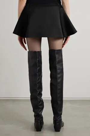 Khaite Rafla Woven Mini Skirt