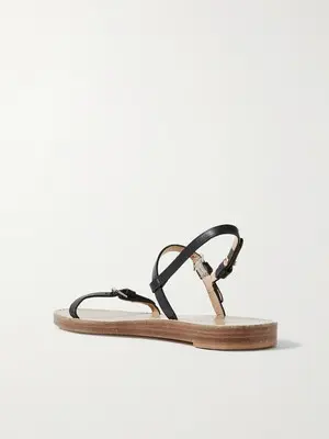 Gabriela Hearst Steward Leather Slingback Sandals