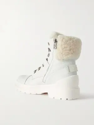 Bogner St. Moritz Buckled Shearling-lined Boots