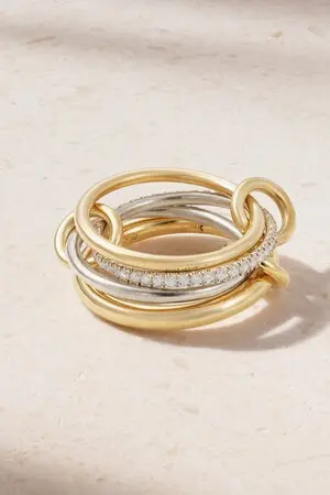 SPINELLI KILCOLLIN Callista Set Of Rings - Gold