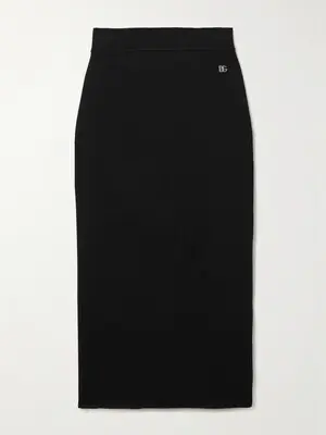 Dolce & Gabbana Stretch-jersey Midi Skirt
