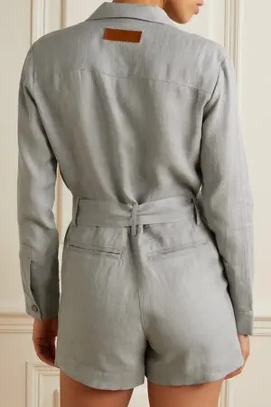 RIVET Utility + Net Sustain Trendsetter Linen Playsuit