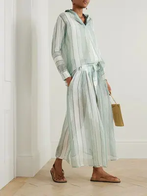 ADMONA Dareen Striped Gauze Skirt