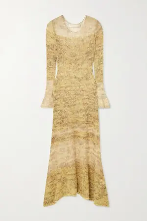 LUKHANYO MDINGI Mohair And Silk-blend Maxi Dress