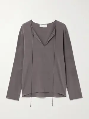Matteau Tie Detailed Blouses