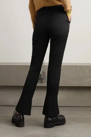 WALES BONNER Coltrane Wool-blend Drill Flared Pants