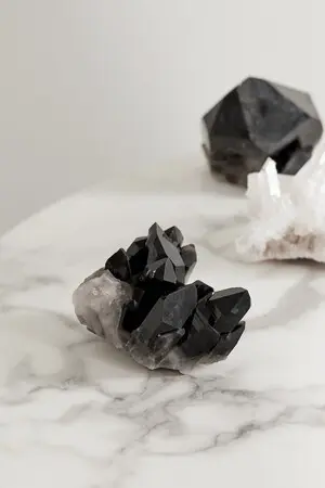 JIA JIA HOME Net Sustain Smoky Quartz Crystal Cluster