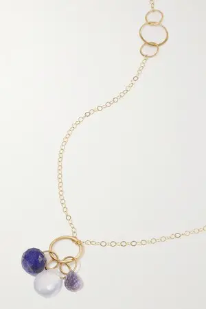 MELISSA JOY MANNING 14-karat Recycled Multi-stone Necklace - Gold