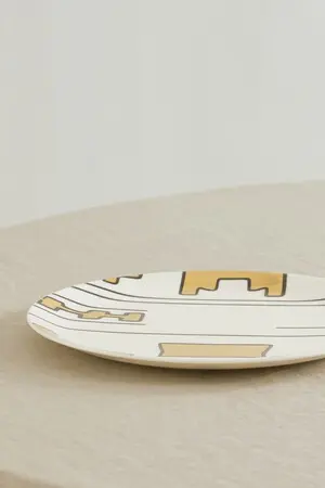 NIMEROLOGY Here Comes The Sun 27cm -plated Bone China Dinner Plate