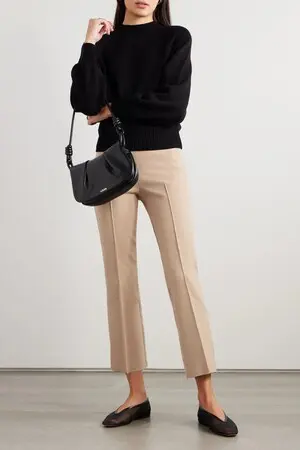 HIGH SPORT Kick Cropped Flared Pants