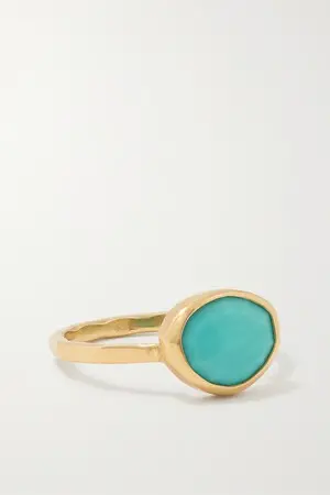 MELISSA JOY MANNING 14-karat Recycled Gold Ring - Blue