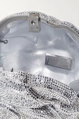 Judith Leiber Rose Desiree Clutch - Silver