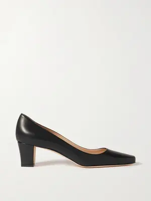 Manolo Blahnik Okkatopla 50 Leather Pumps