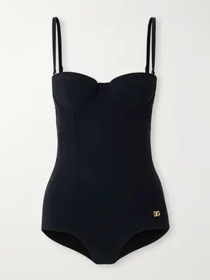 Dolce & Gabbana Cutout Underwired Swimsuit - Black