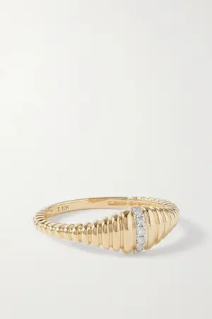 STONE AND STRAND 10-karat Diamond Ring - Gold