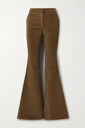 Adam Lippes Cotton-blend Corduroy Wide-leg Trousers