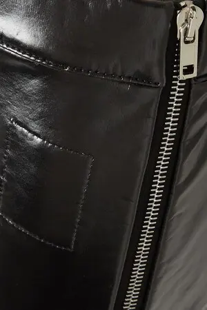 Rick Owens Coated Cotton-blend Skinny Pants