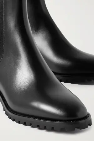 Manolo Blahnik Chelata 30 Leather Chelsea Boots