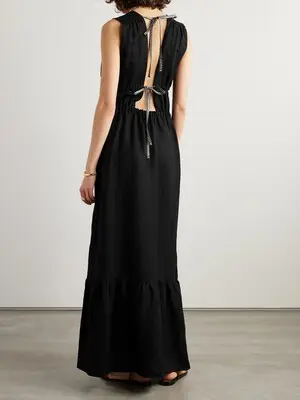 LEMLEM Lelisa Linen-blend Maxi Dress