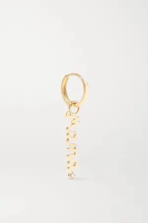 Alison Lou Mama Huggy Earring - Gold