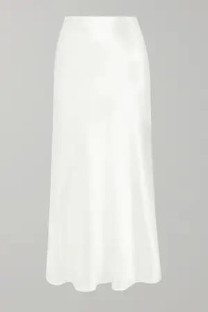 Galvan Valletta Satin Midi Skirt