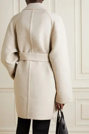 Givenchy Belted Wool, Silk, And Cashmere-blend Coat