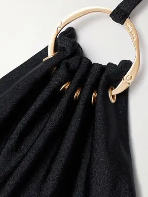 Cult Gaia Golda Embellished Bikini Top
