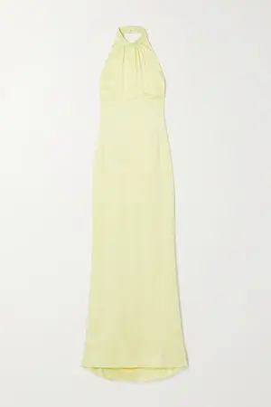 Givenchy Crystal-embellished Halterneck Gown - Yellow