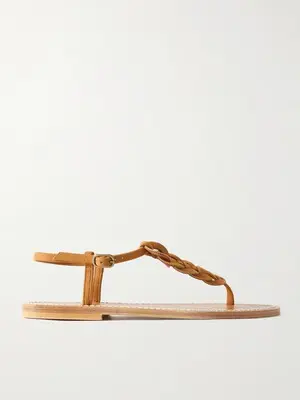 K.JACQUES Lemovis Woven Suede Sandals
