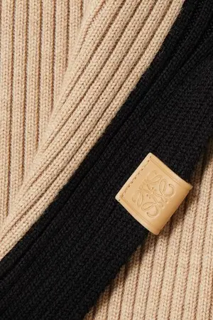Loewe Backless Ribbed Wool Tunic