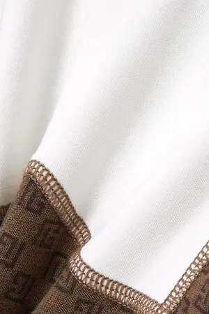 Balmain Printed Paneled Stretch Cotton-jersey Base Layer