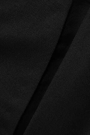 GRACE LING Cutout Wool-gabardine Wide-leg Trousers
