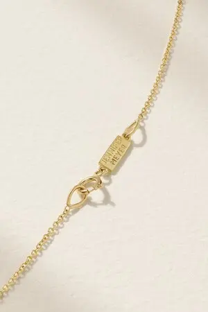 JENNIFER MEYER Mini Elephant 18-karat Diamond Necklace