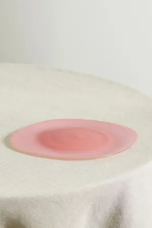 HELLE MARDAHL Bon Bon Glass Plate - Pink