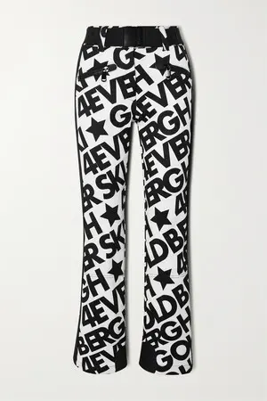 Goldbergh Skistar Printed Belted Flared Ski Pants