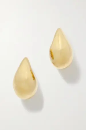 Bottega Veneta Small Drop Earrings - Gold