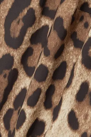 Dolce & Gabbana Leopard Print One Piece Swimsuit