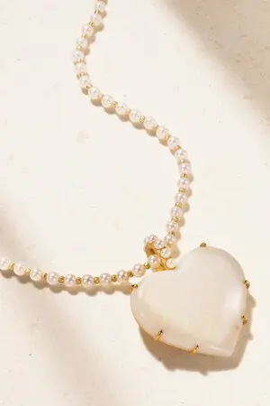 Irene Neuwirth Love 18-karat Pearl And Opal Necklace - Gold