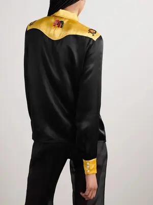 BODE Rodeo Sequin-embellished Shirt