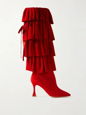Manolo Blahnik Over The Knee Boots For Women