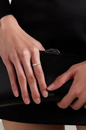 STONE AND STRAND Twist 10-karat Diamond Ring