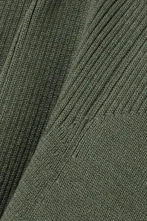 Loewe Ribbed Wool Midi Dress