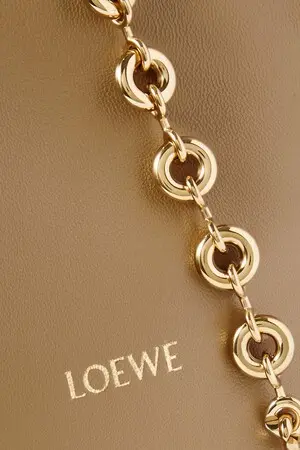 Loewe Squeeze Small Leather Shoulder Bag - Brown