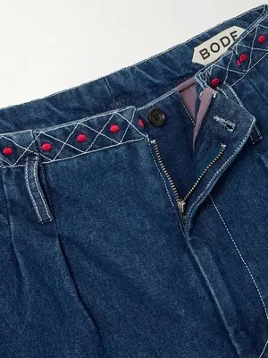 BODE Murray High-rise Wide-leg Jeans