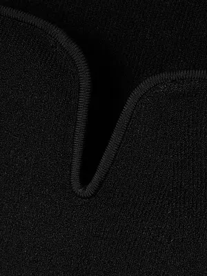 Galvan Gaia Ribbed-knit Bodysuit