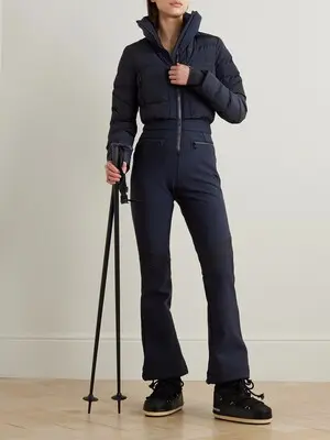 Fusalp Clarisse Quilted Ski Suit - Blue