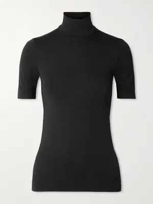 Wolford Aurora Modal-blend Jersey Turtleneck Top