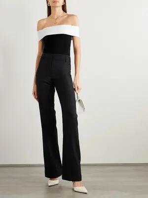 Galvan Aria Off-the-shoulder Bodysuit