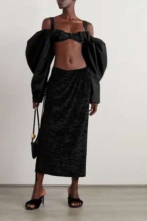 Jacquemus Cold-shoulder Bustier Top